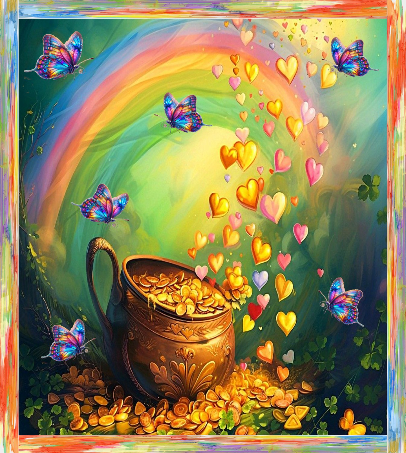 Solve St. Patrick's Pot of Gold - resize to 600 jigsaw puzzle online ...
