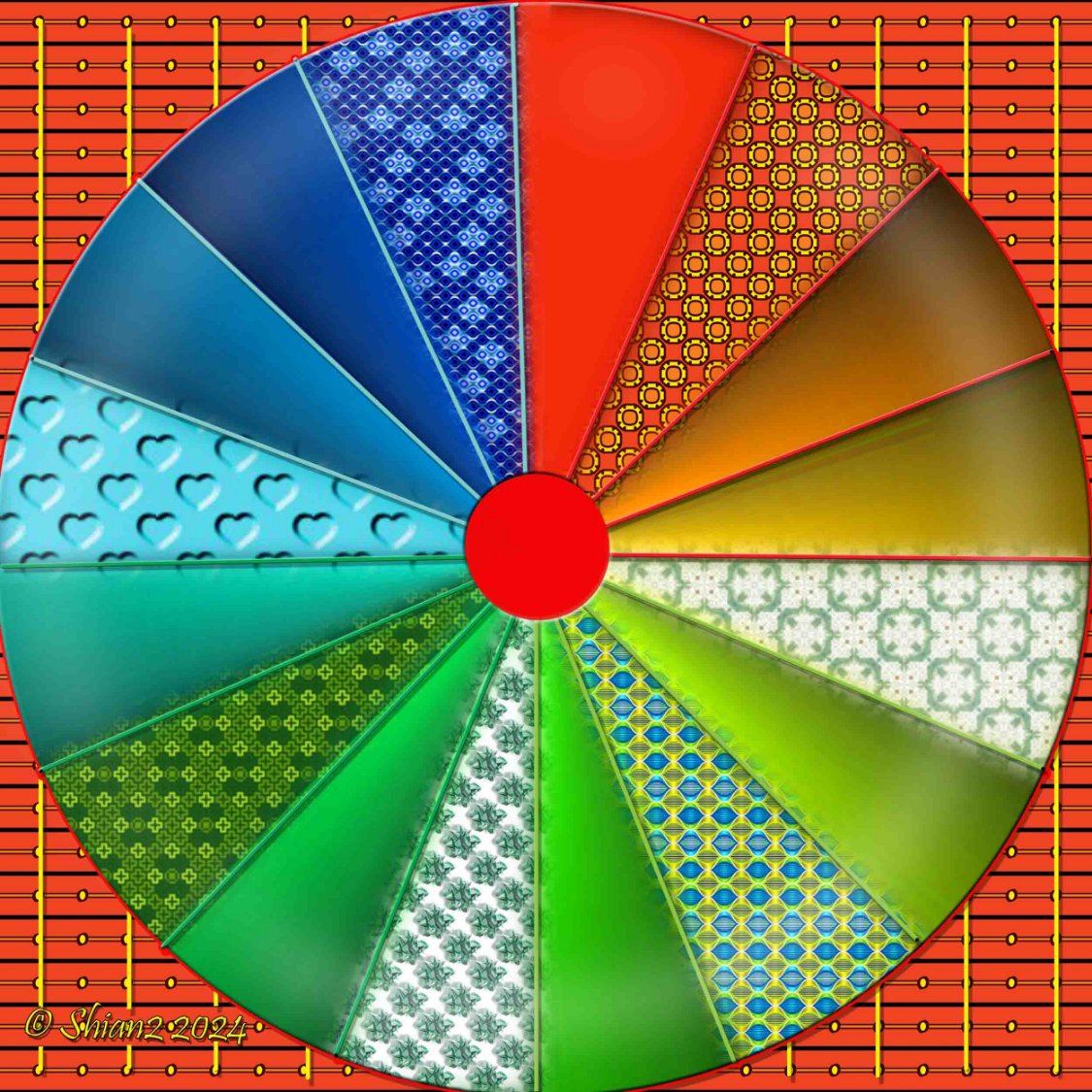 Solve Disc jigsaw puzzle online with 16 pieces