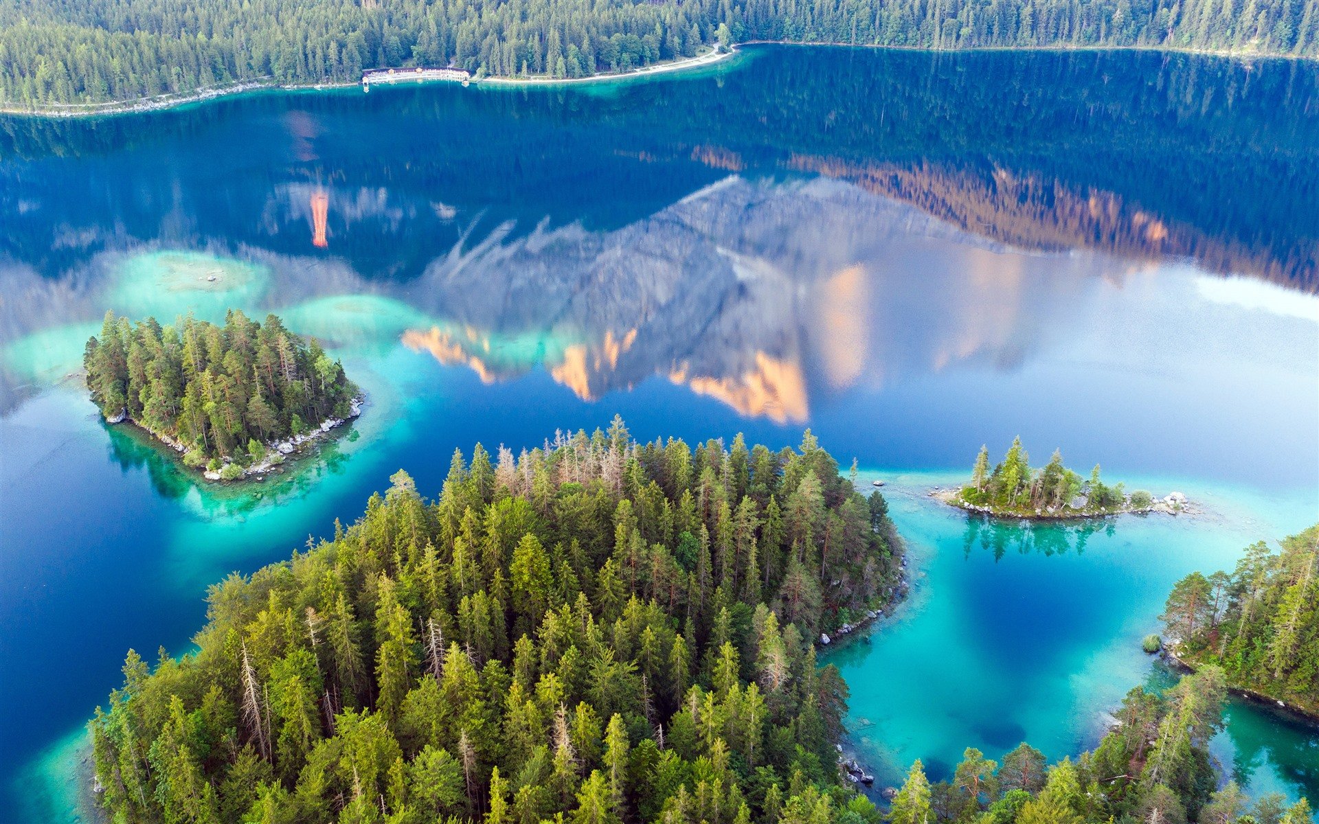 Solve Germany_Eibsee_lake_Bavaria jigsaw puzzle online with 160 pieces