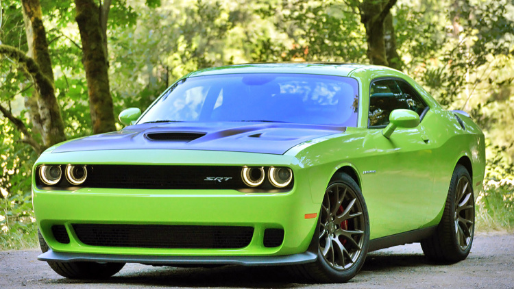 Solve dodge-challenger-hellcat-green-55cb76588684d jigsaw puzzle online ...