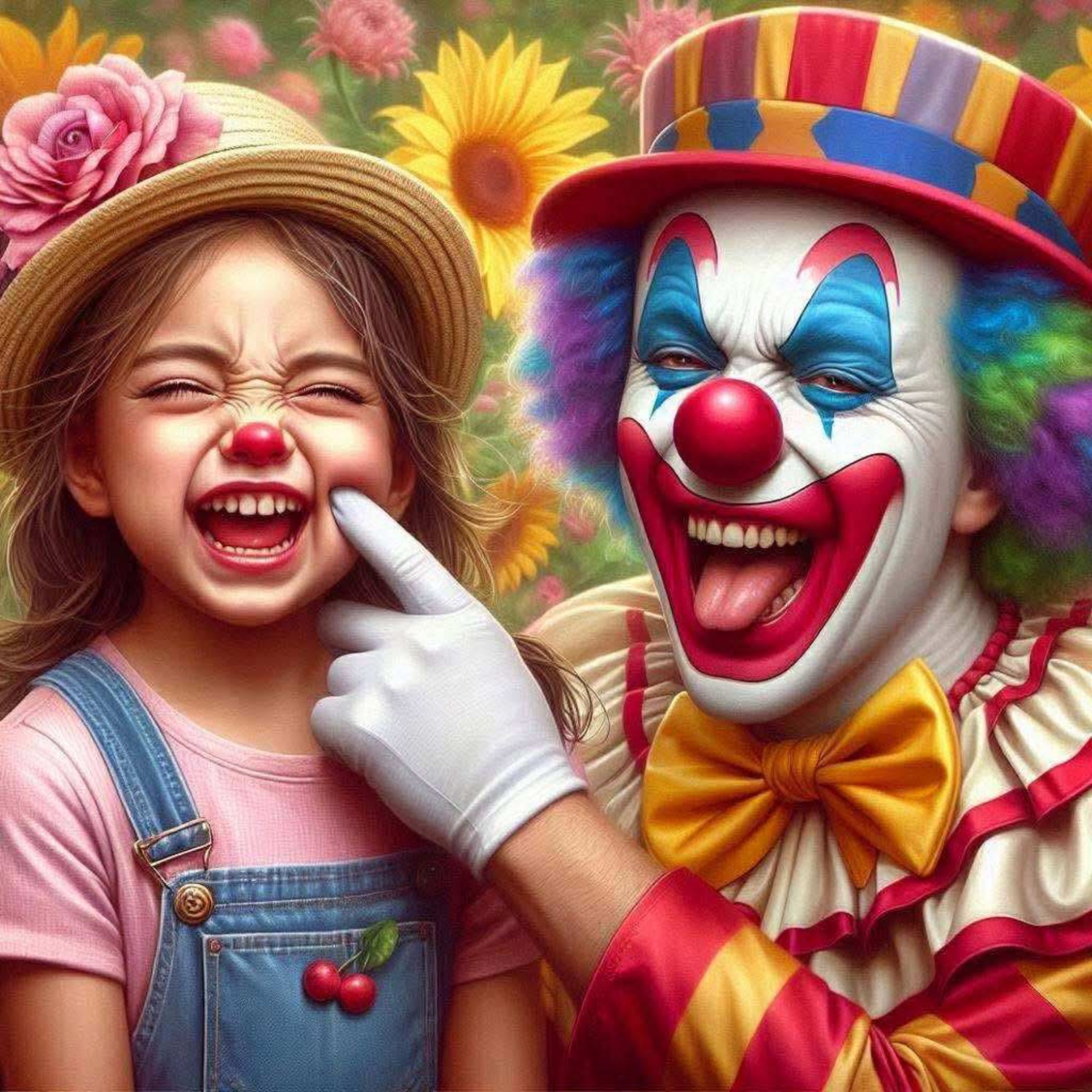 Solve Clowning Around jigsaw puzzle online with 64 pieces