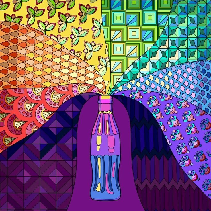 Solve Rainbow Pop jigsaw puzzle online with 81 pieces