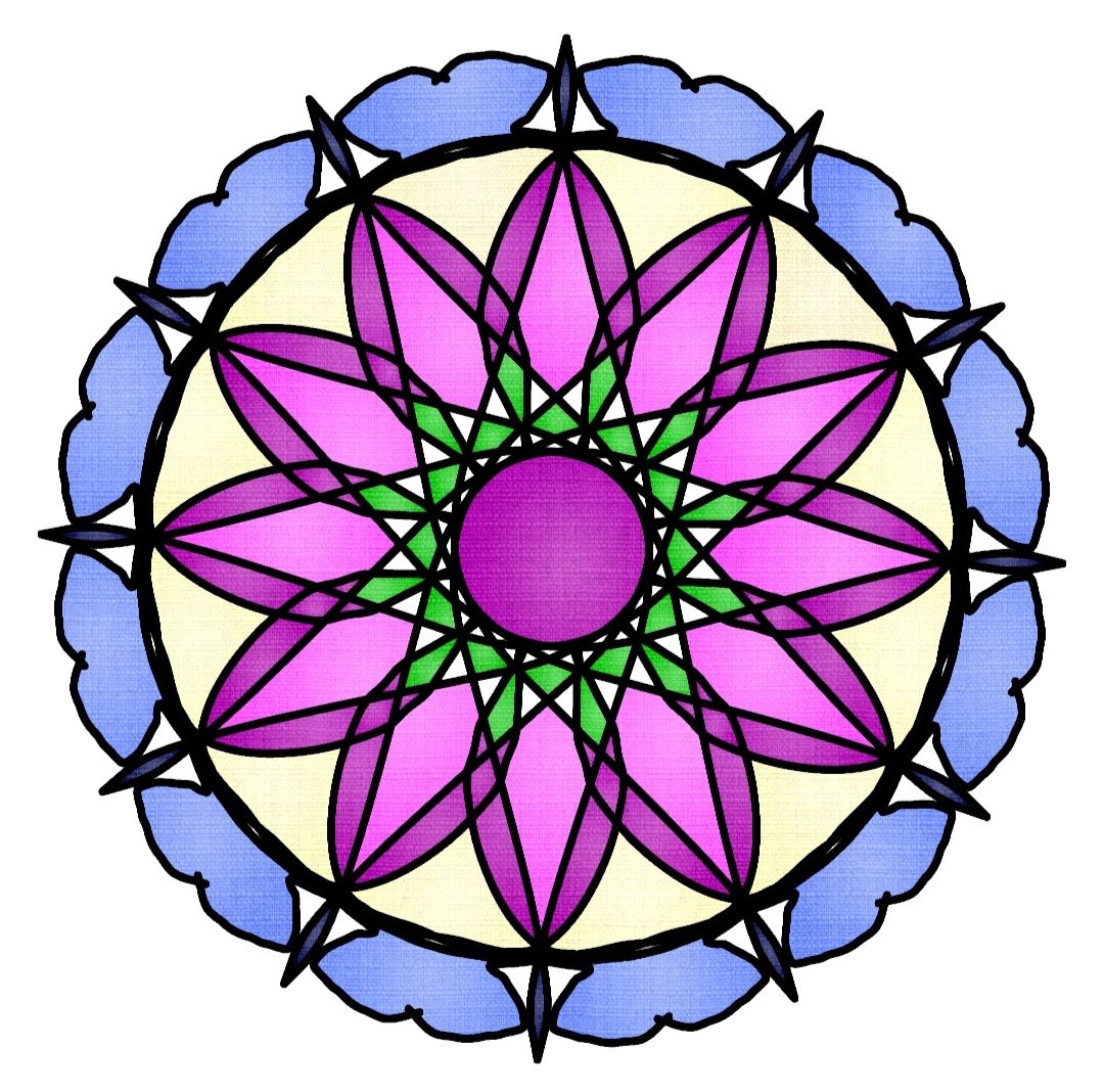 Solve Mandala 875 jigsaw puzzle online with 64 pieces
