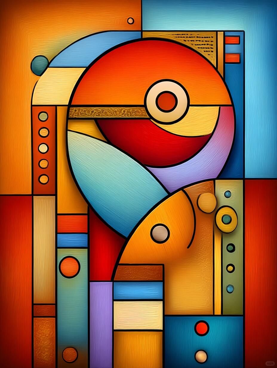 Solve Abstract Color Blocks jigsaw puzzle online with 300 pieces