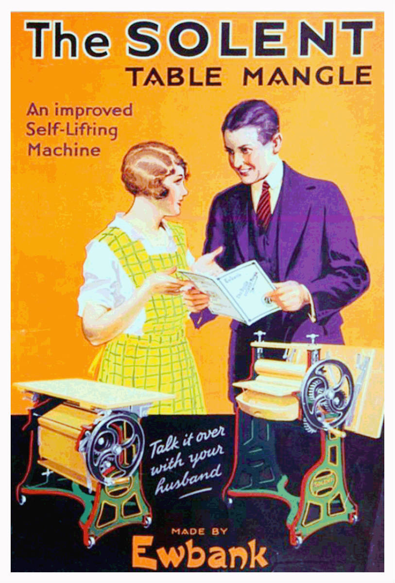 Puzzle | 216 piezas | Vintage ad - Solent Table Mangle | Jigidi