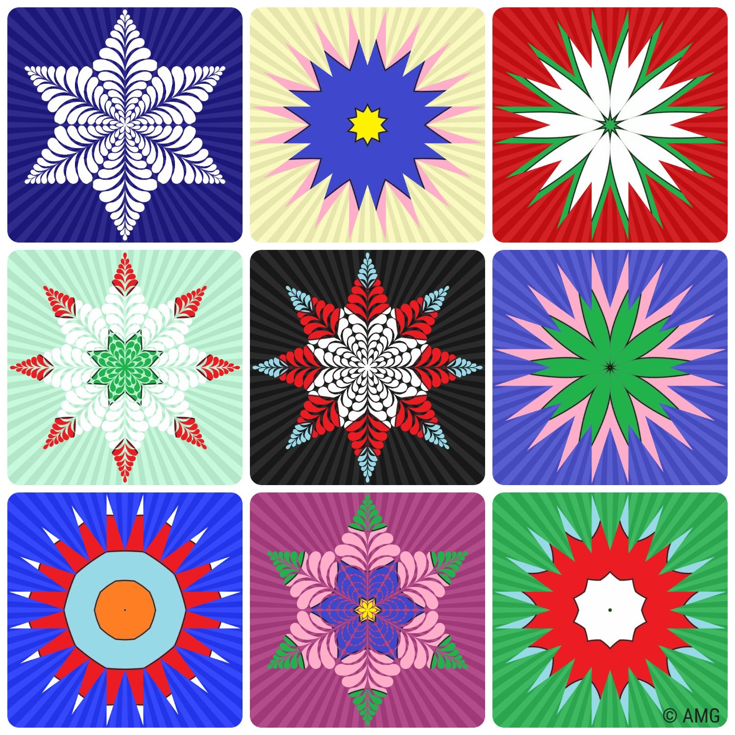 Jigsaw Puzzle | 600 pieces | Stars From Wobblybear's Creation 1809 | Jigidi