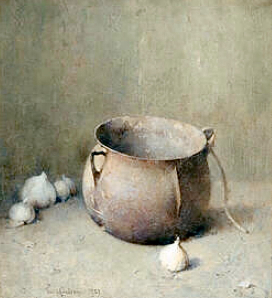 Solve Iron Kettle with Onions, 1925, Søren Emil Carlsen (1853-1932 ...