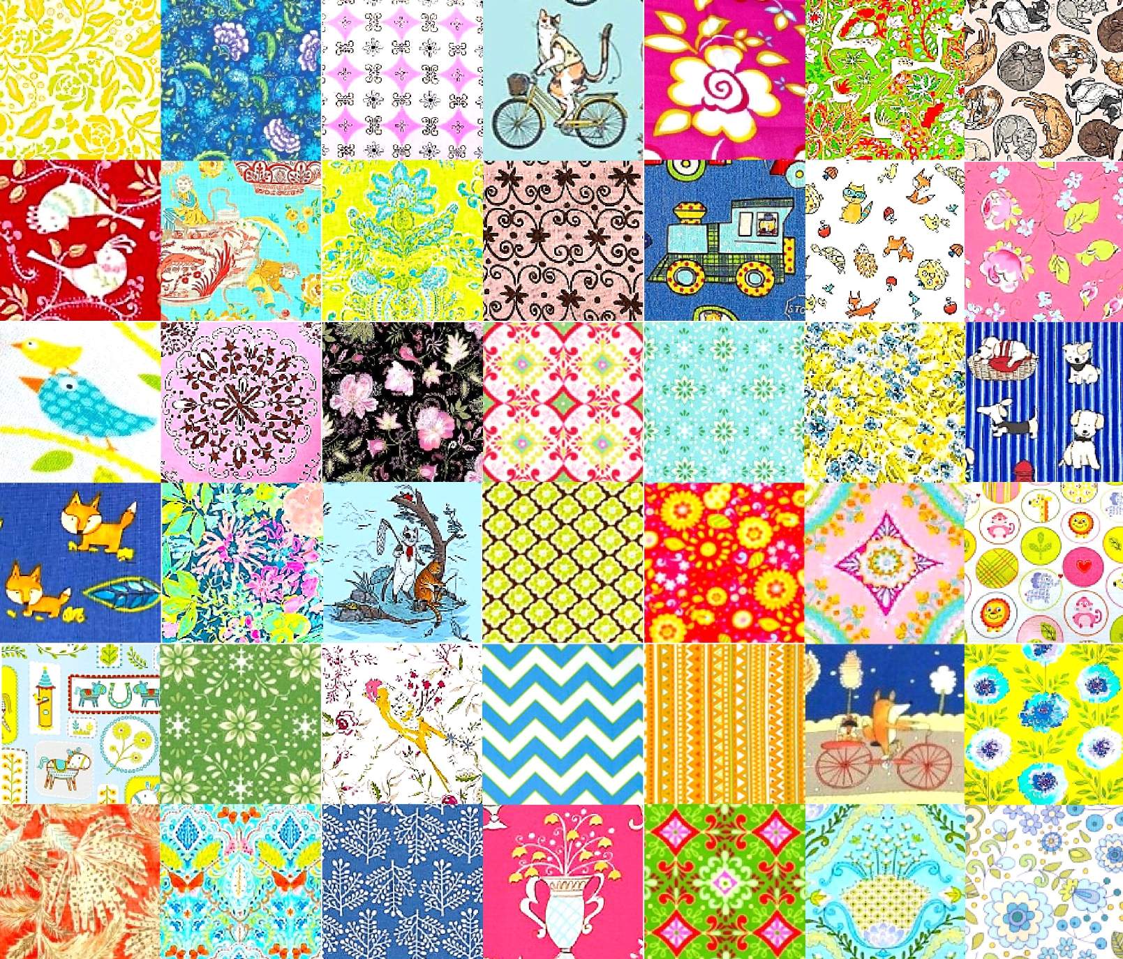 Solve PATCHWORK DENA DESIGNS 6 jigsaw puzzle online with 143 pieces