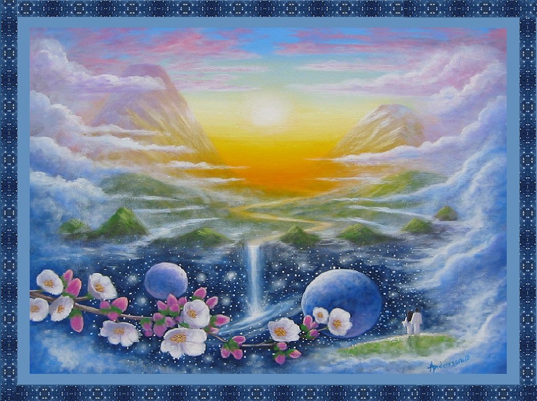 Solve Heaven and Earth jigsaw puzzle online with 48 pieces