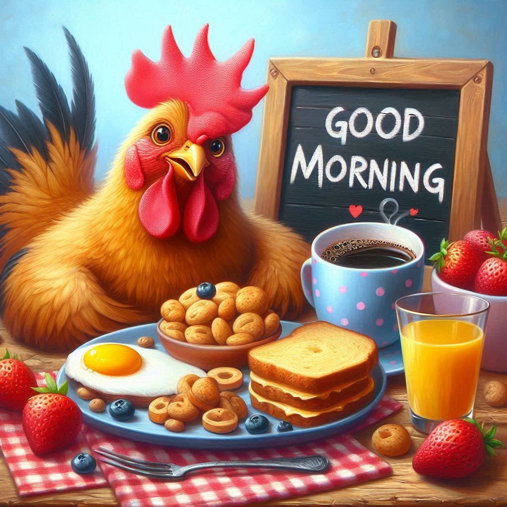 Solve Good Moring jigsaw puzzle online with 100 pieces