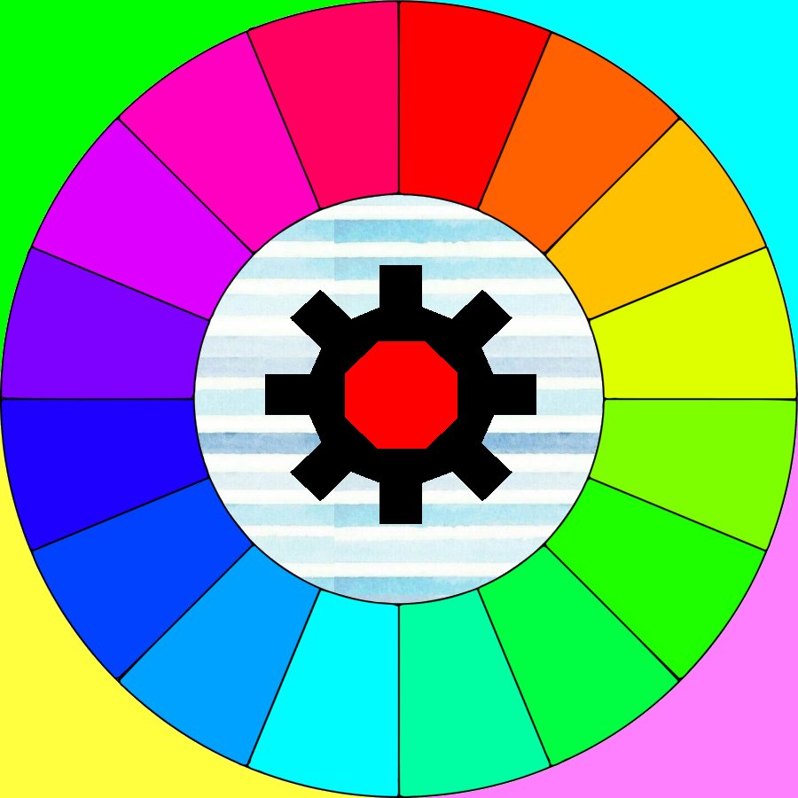 Solve Color Wheel jigsaw puzzle online with 100 pieces