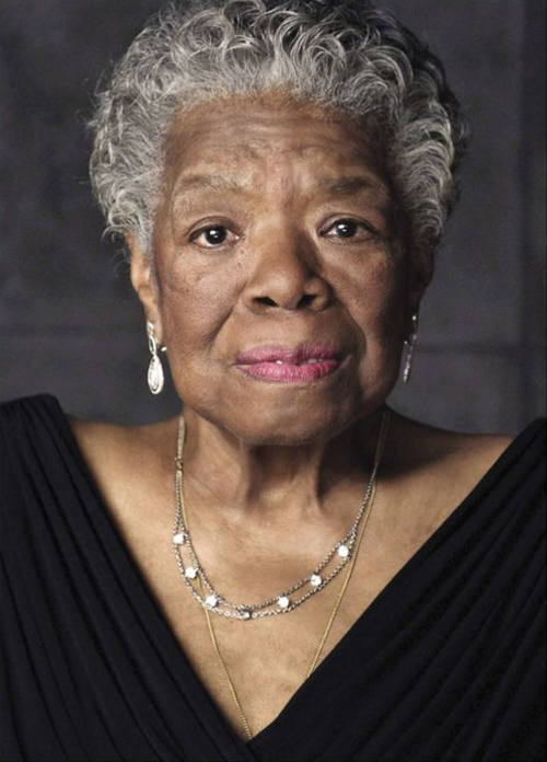 Solve Maya Angelou R.I. P. jigsaw puzzle online with 88 pieces