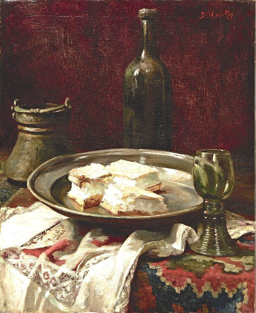 Solve Dolf van Roy (Belgian, 1858 - 1943) - The Dessert / A closer look ...