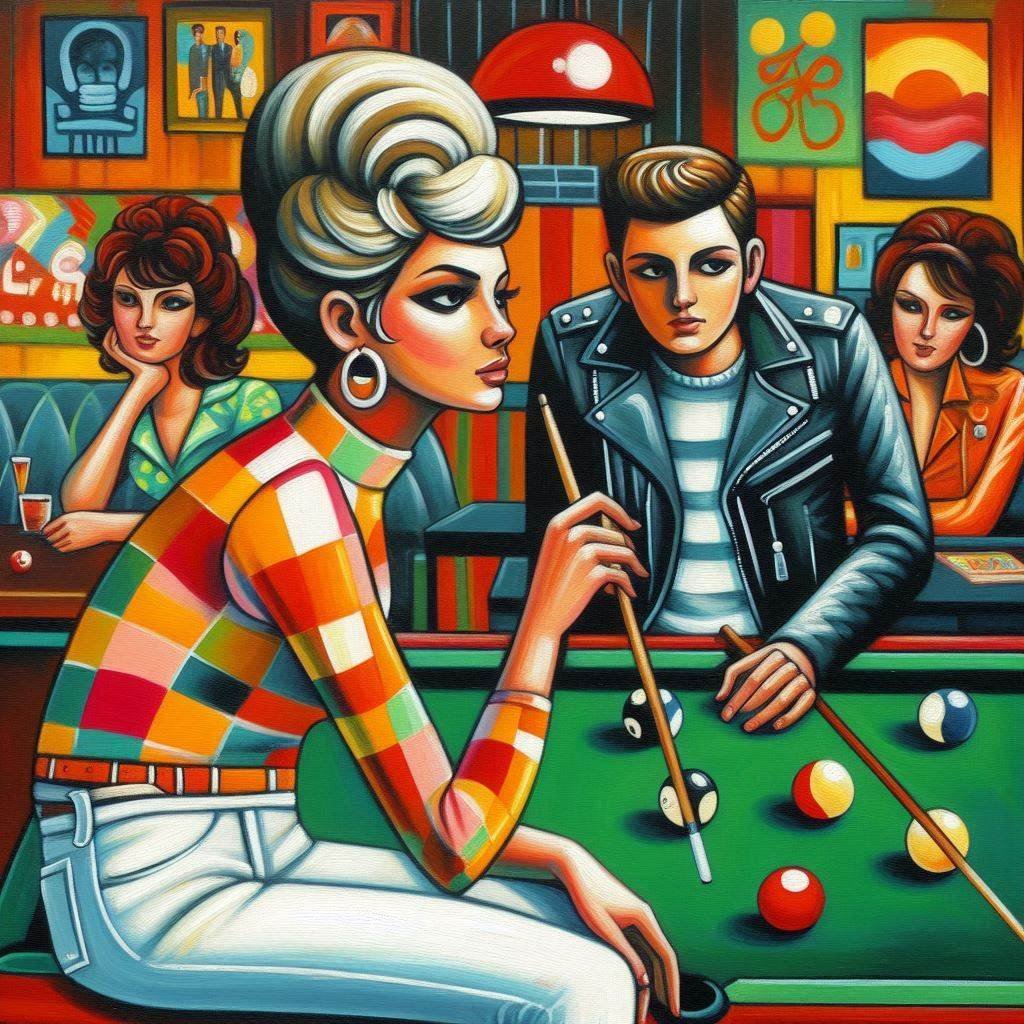Solve Kathy and Benny in The Bikeriders jigsaw puzzle online with 144 ...