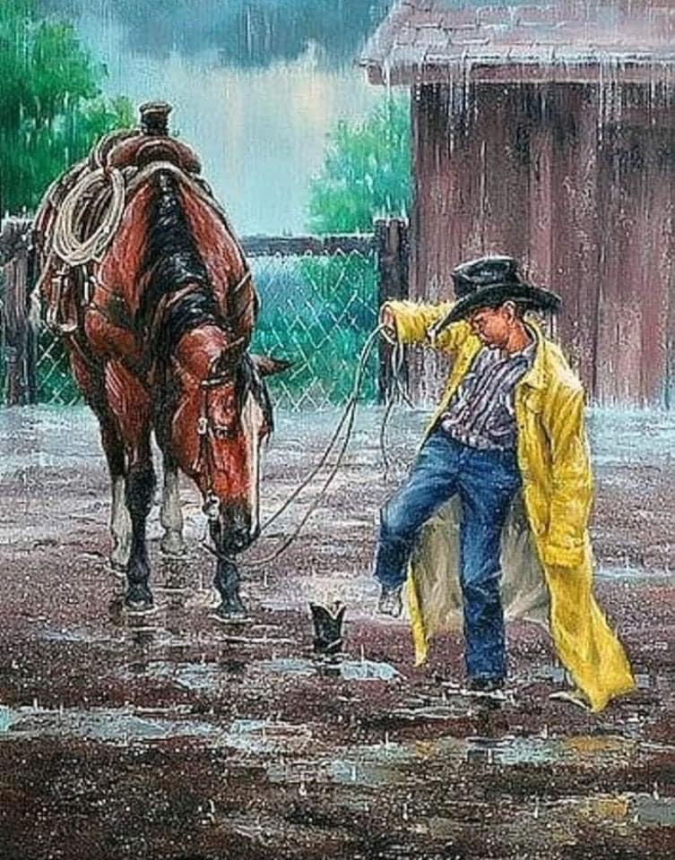 Solve Having fun splashing in the mud jigsaw puzzle online with 154 pieces