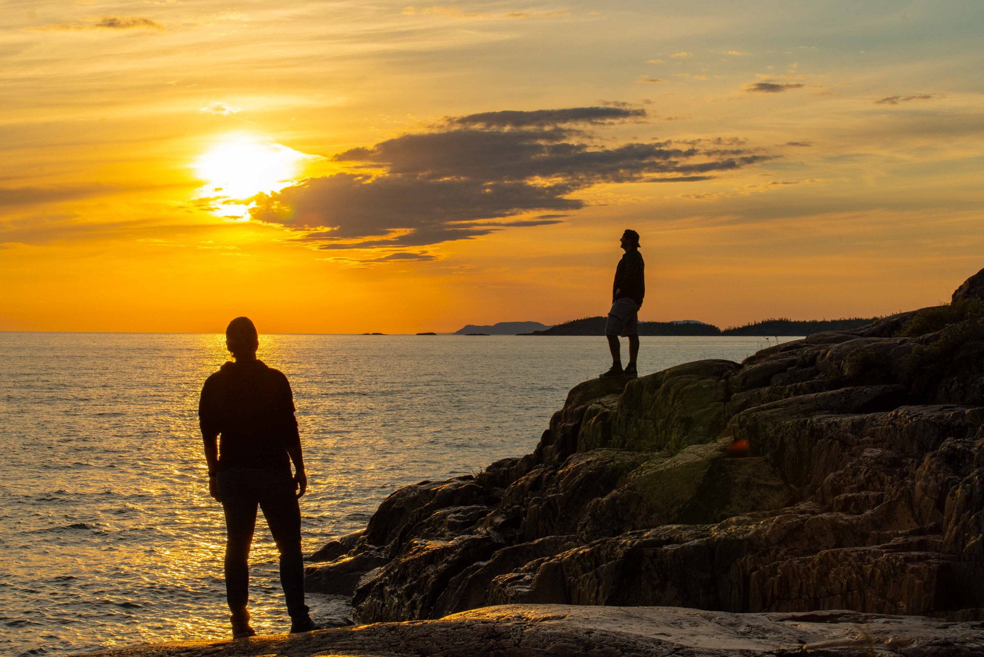 Solve Sunset Profile jigsaw puzzle online with 150 pieces