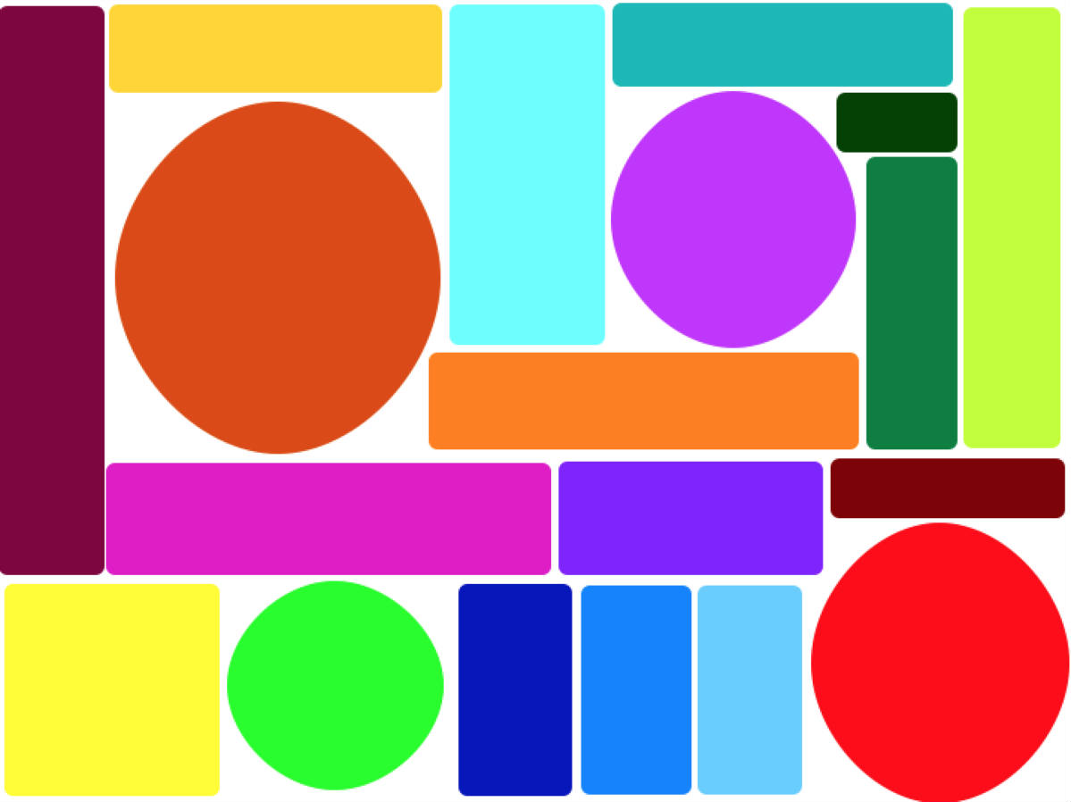 Solve Shapes jigsaw puzzle online with 48 pieces