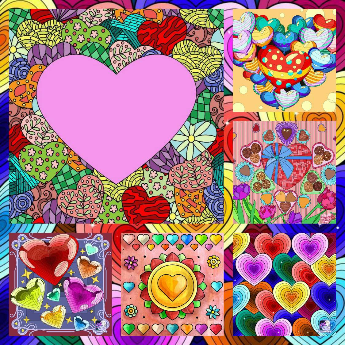 Solve A Wonderland of Hearts jigsaw puzzle online with 81 pieces
