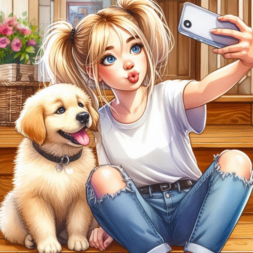 Solve Not Another Selfie!!! jigsaw puzzle online with 64 pieces