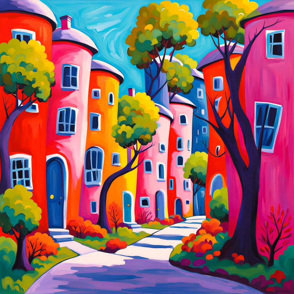 Solve Funky Town 3 jigsaw puzzle online with 100 pieces