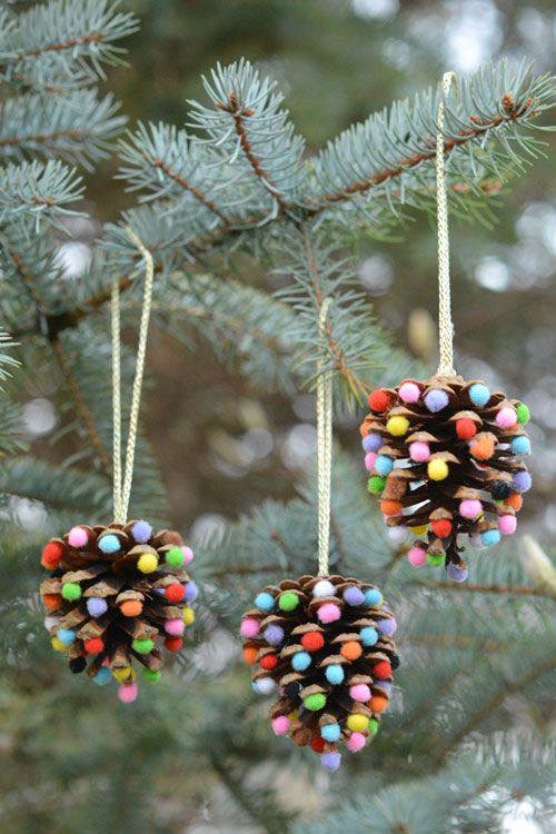 Solve Pom Pom Pinecone Ornaments jigsaw puzzle online with 15 pieces