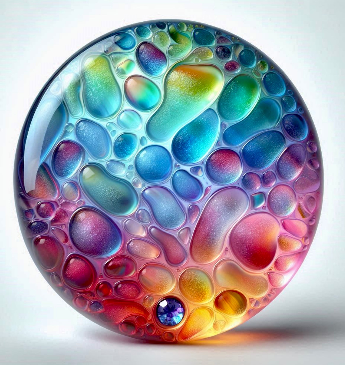 Solve Forming Something Crystal Clear jigsaw puzzle online with 90 pieces