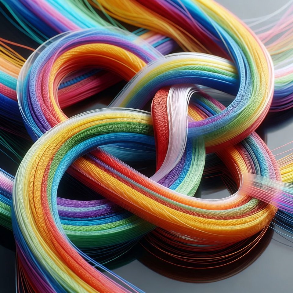 Solve colorful knots jigsaw puzzle online with 196 pieces