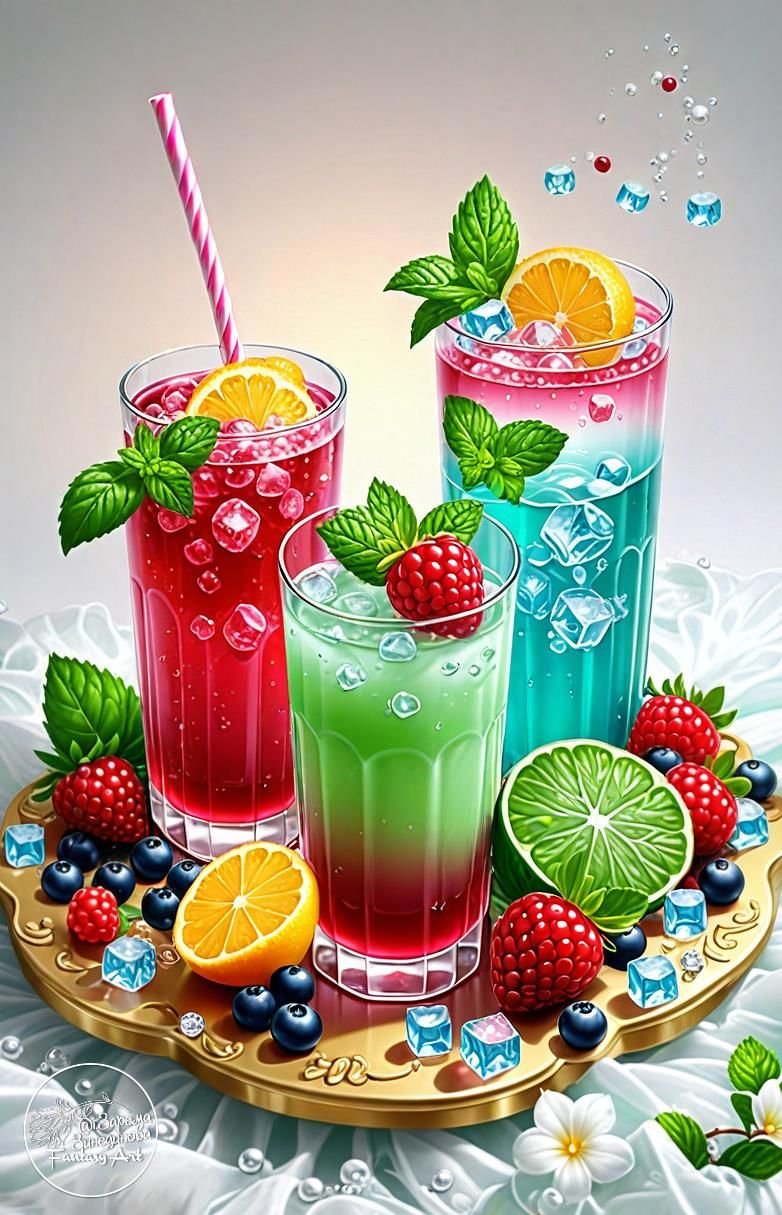 Solve Cocktails for Three jigsaw puzzle online with 77 pieces