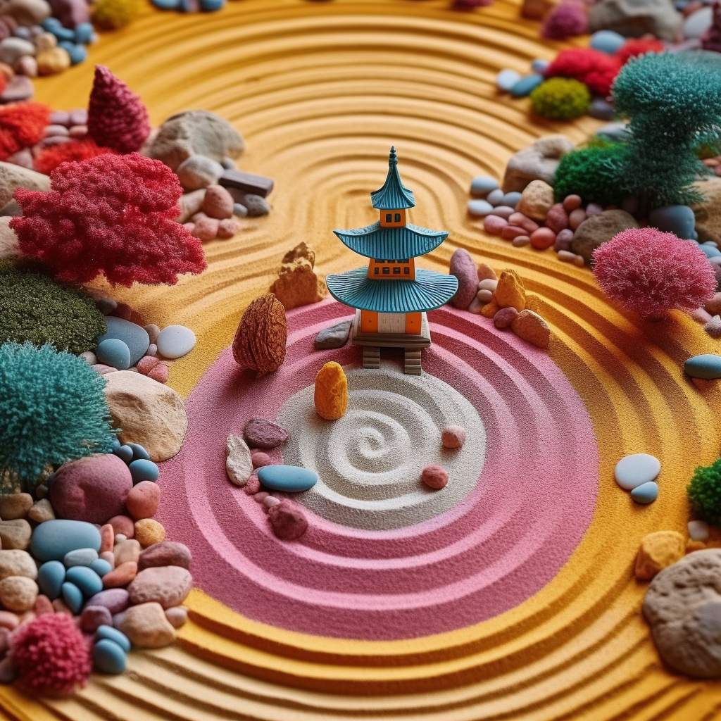 Solve zen garden jigsaw puzzle online with 196 pieces