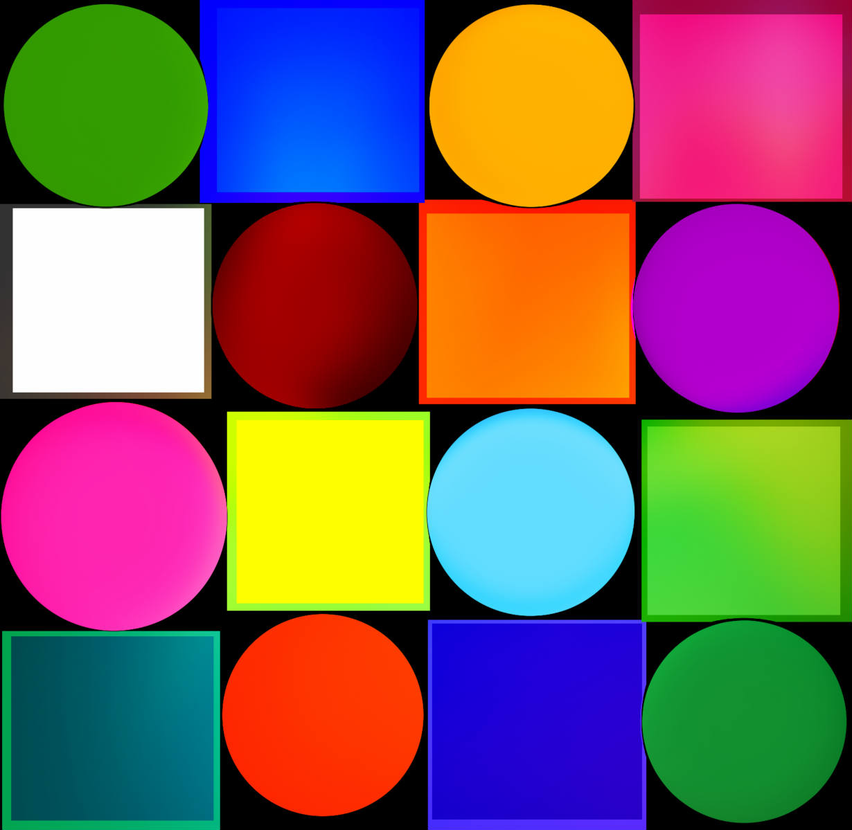 Solve 256-3 Squares and Circles jigsaw puzzle online with 256 pieces