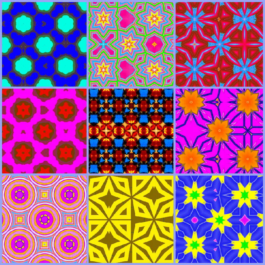 Solve Pattern 3x3 jigsaw puzzle online with 36 pieces