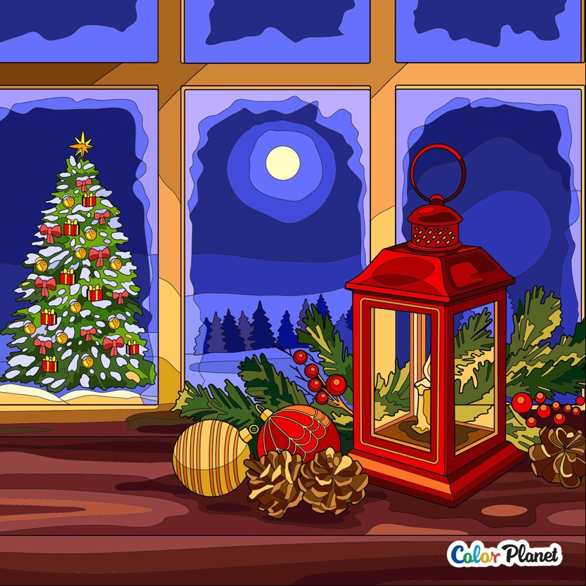 Solve Dec 28--December Night jigsaw puzzle online with 25 pieces