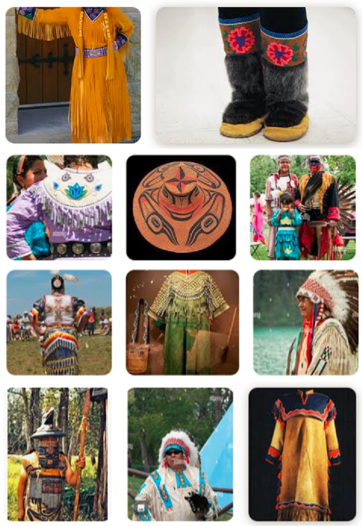 Solve First Nations Fashion and Style. jigsaw puzzle online with 176 pieces