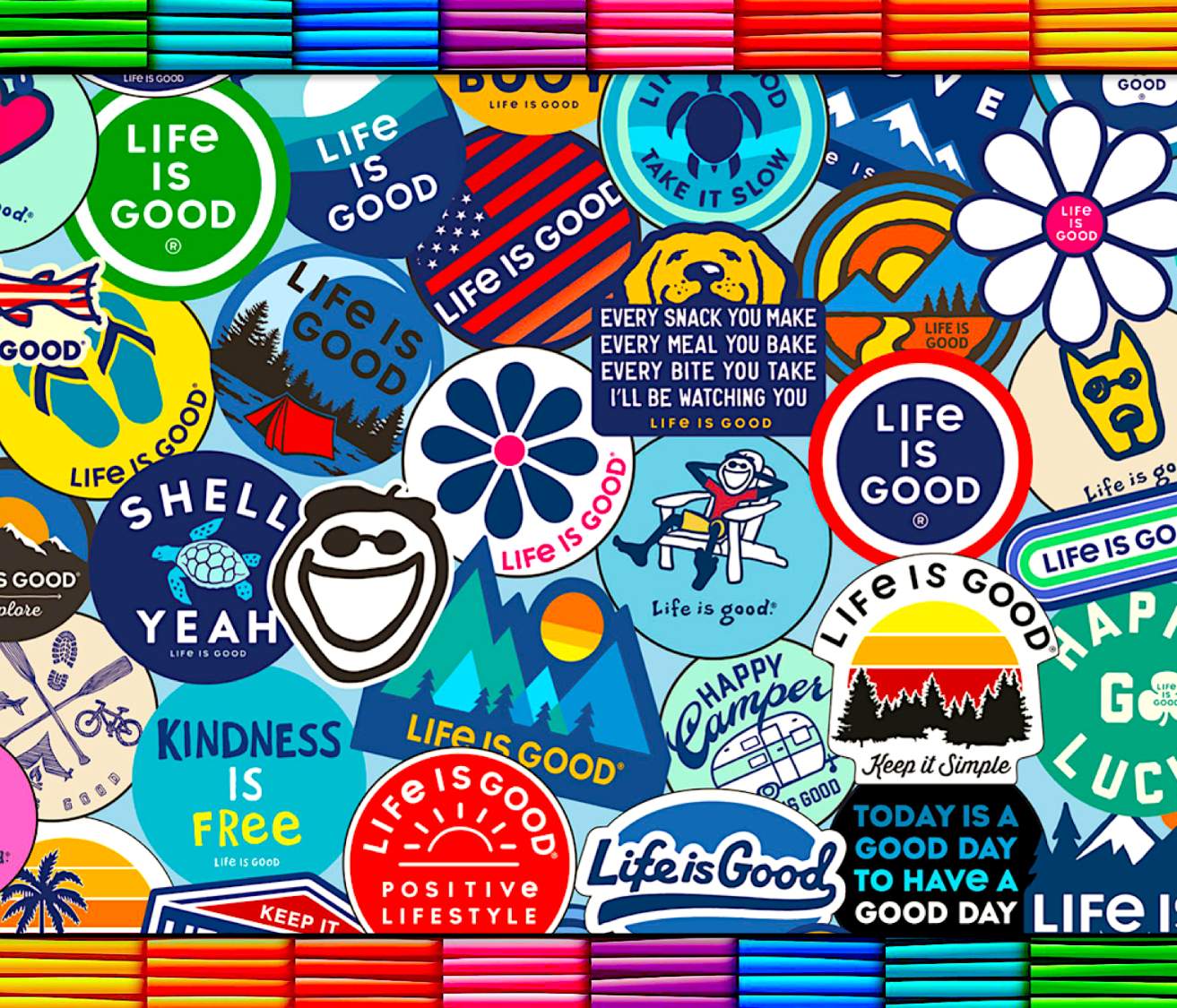 Solve Life is Good jigsaw puzzle online with 99 pieces