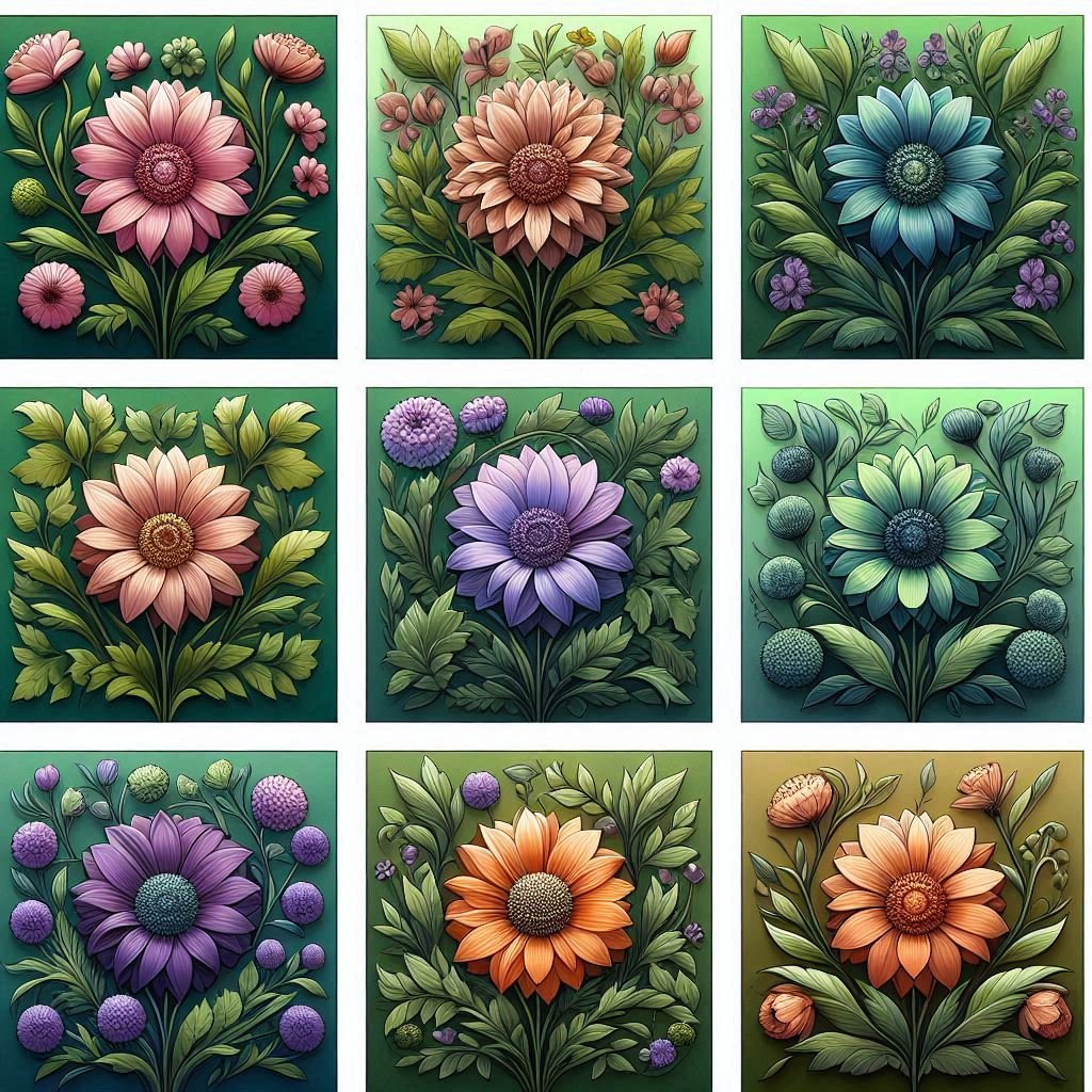 Solve FLOWER BOXES jigsaw puzzle online with 100 pieces
