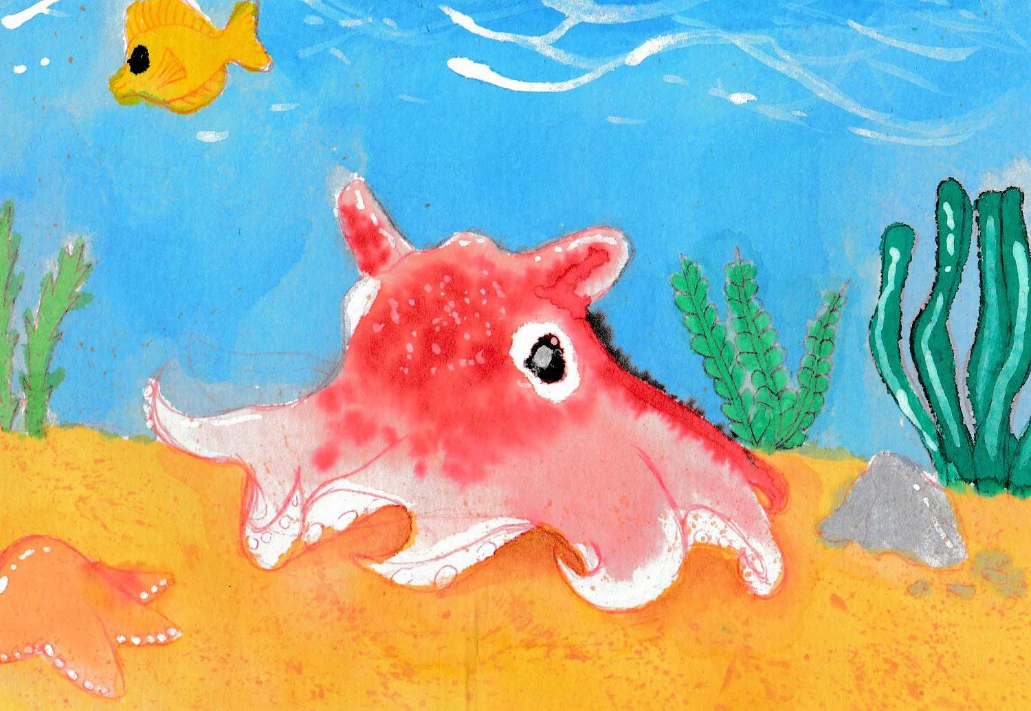 Solve Octopus jigsaw puzzle online with 96 pieces