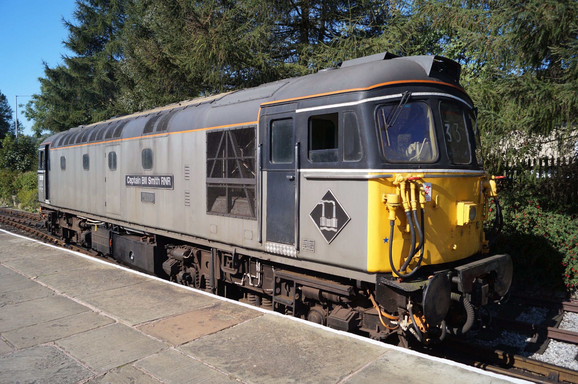 Solve BR Class 33 33109 Captain Bill Smith RNR. jigsaw puzzle online ...