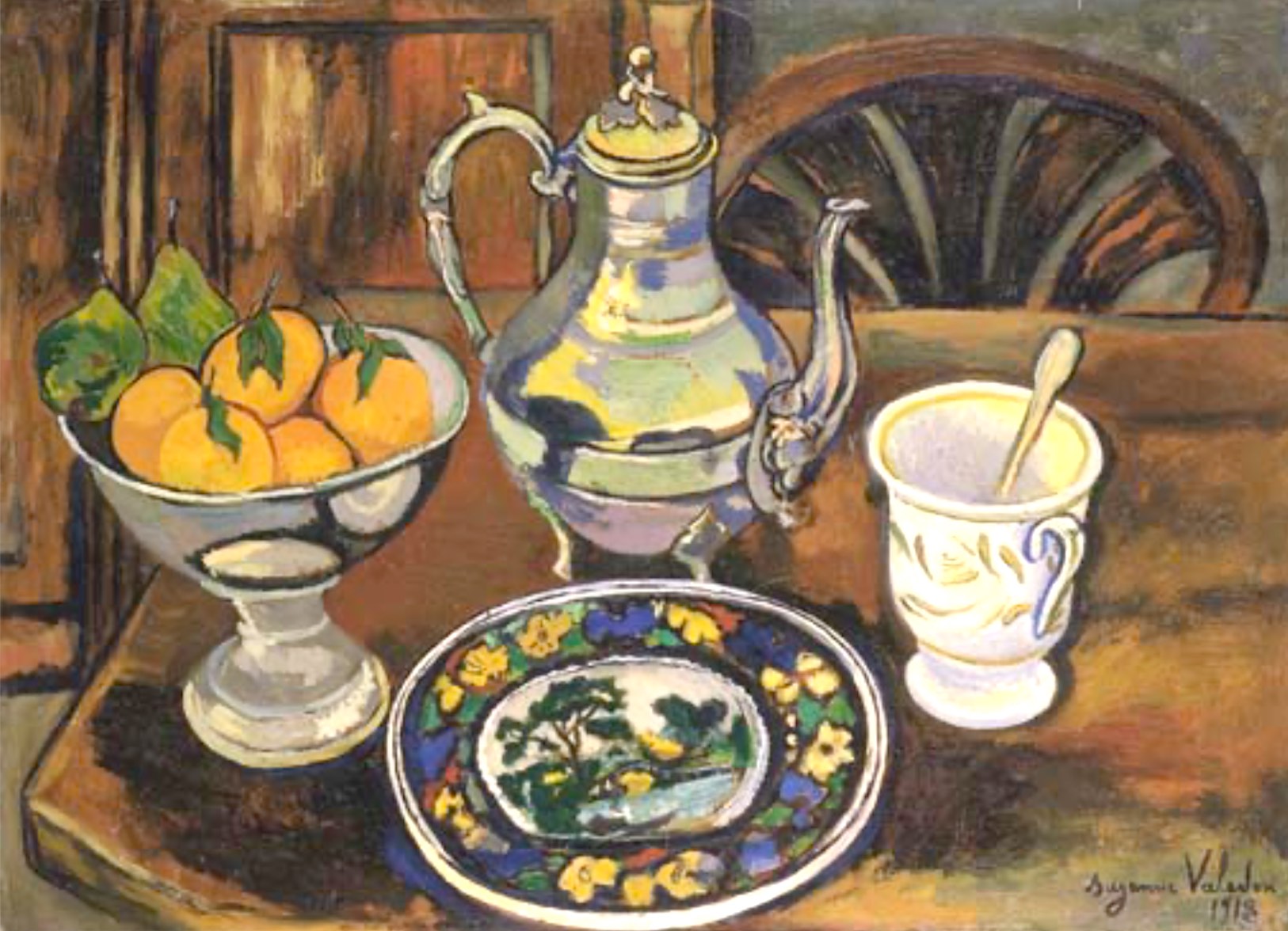 Solve Suzanne Valadon (French, 1865–1938), Nature morte à la coupe de ...