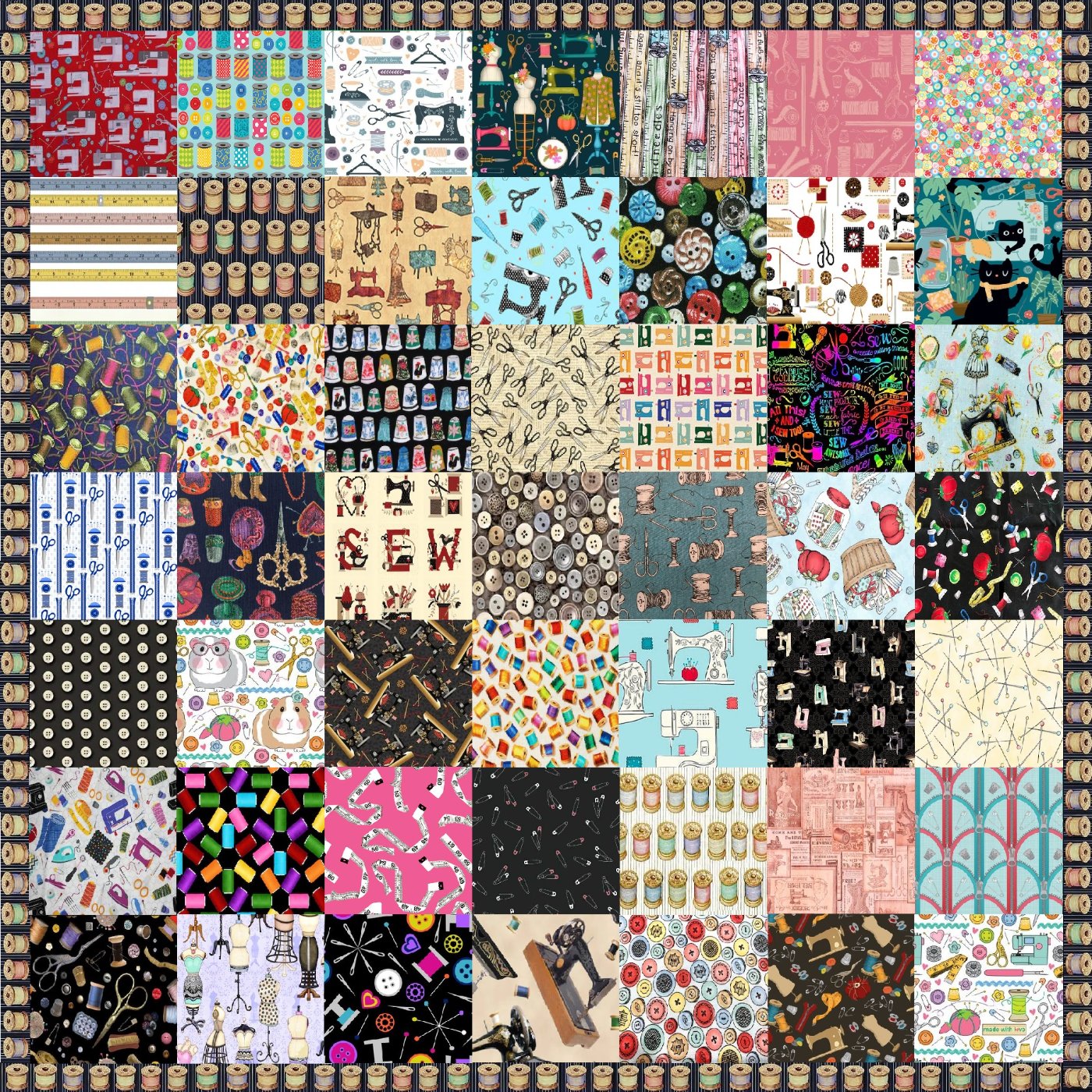 Solve Sew Special jigsaw puzzle online with 49 pieces