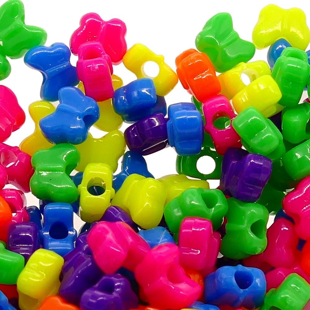 Solve Plastic butterfly beads jigsaw puzzle online with 81 pieces