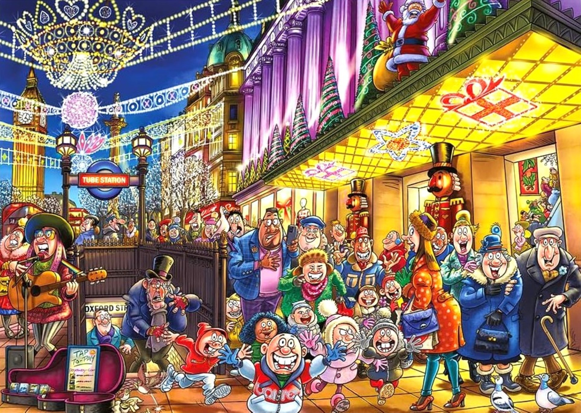 Solve Spirit of Christmas jigsaw puzzle online with 96 pieces
