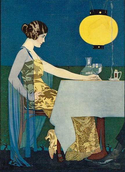 Solve Bad Dinner Date jigsaw puzzle online with 63 pieces