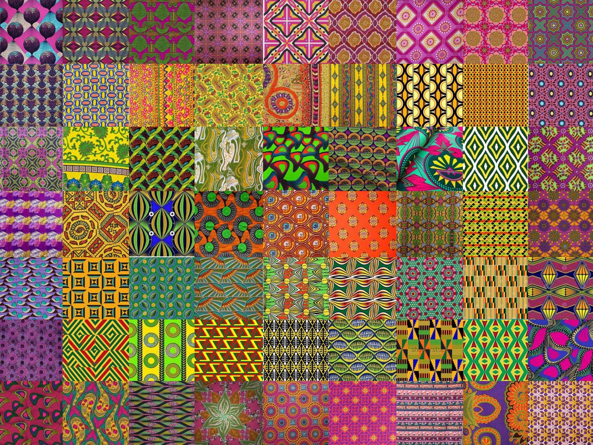 Solve Bunch of patterns 5 jigsaw puzzle online with 594 pieces