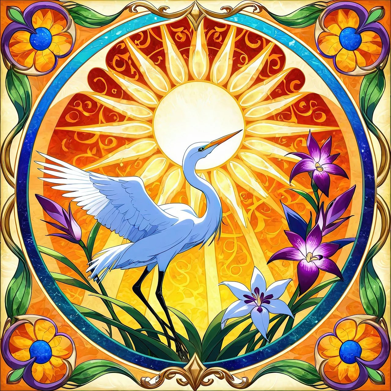 Solve Crane jigsaw puzzle online with 121 pieces