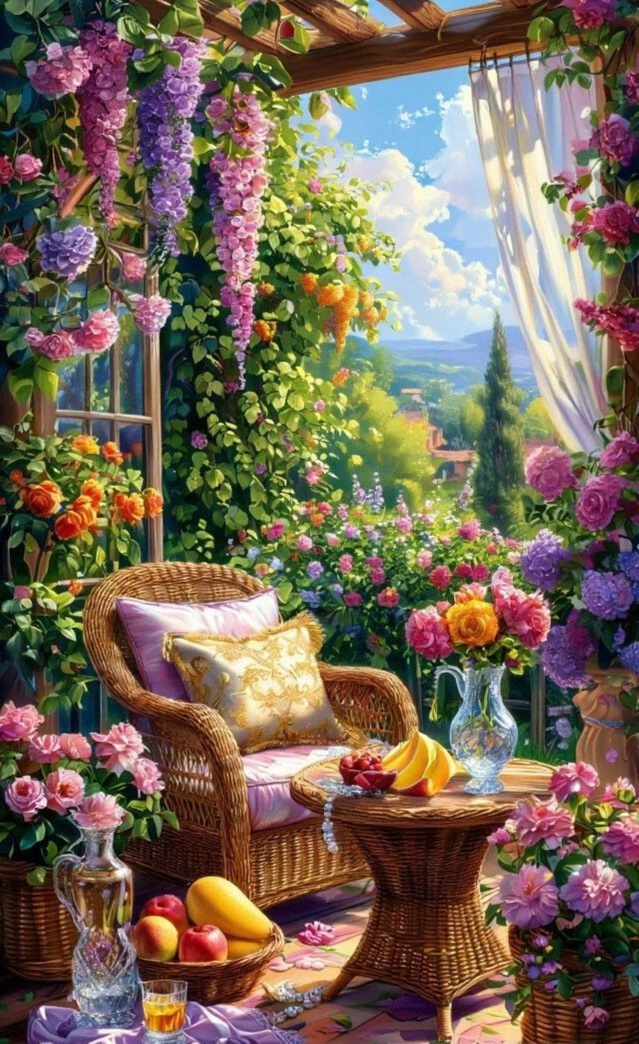 Solve Calm and beautiful retreat jigsaw puzzle online with 252 pieces