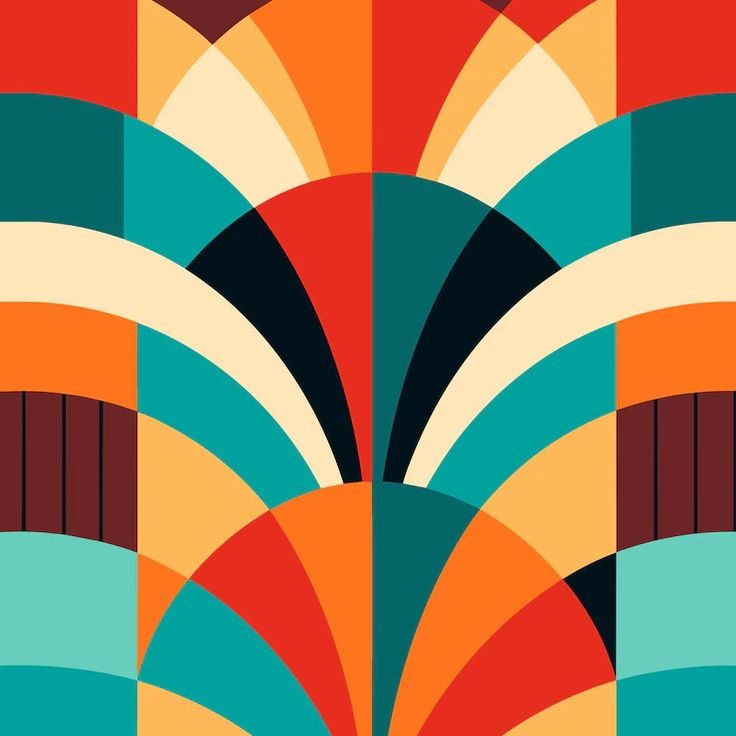 Solve Shapes design jigsaw puzzle online with 100 pieces