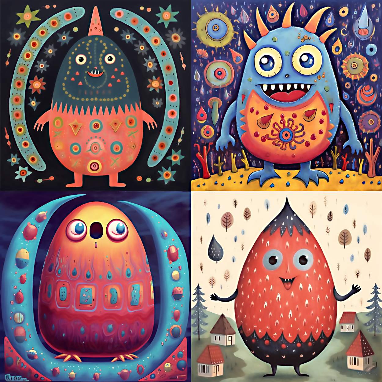 Solve Blobs jigsaw puzzle online with 100 pieces