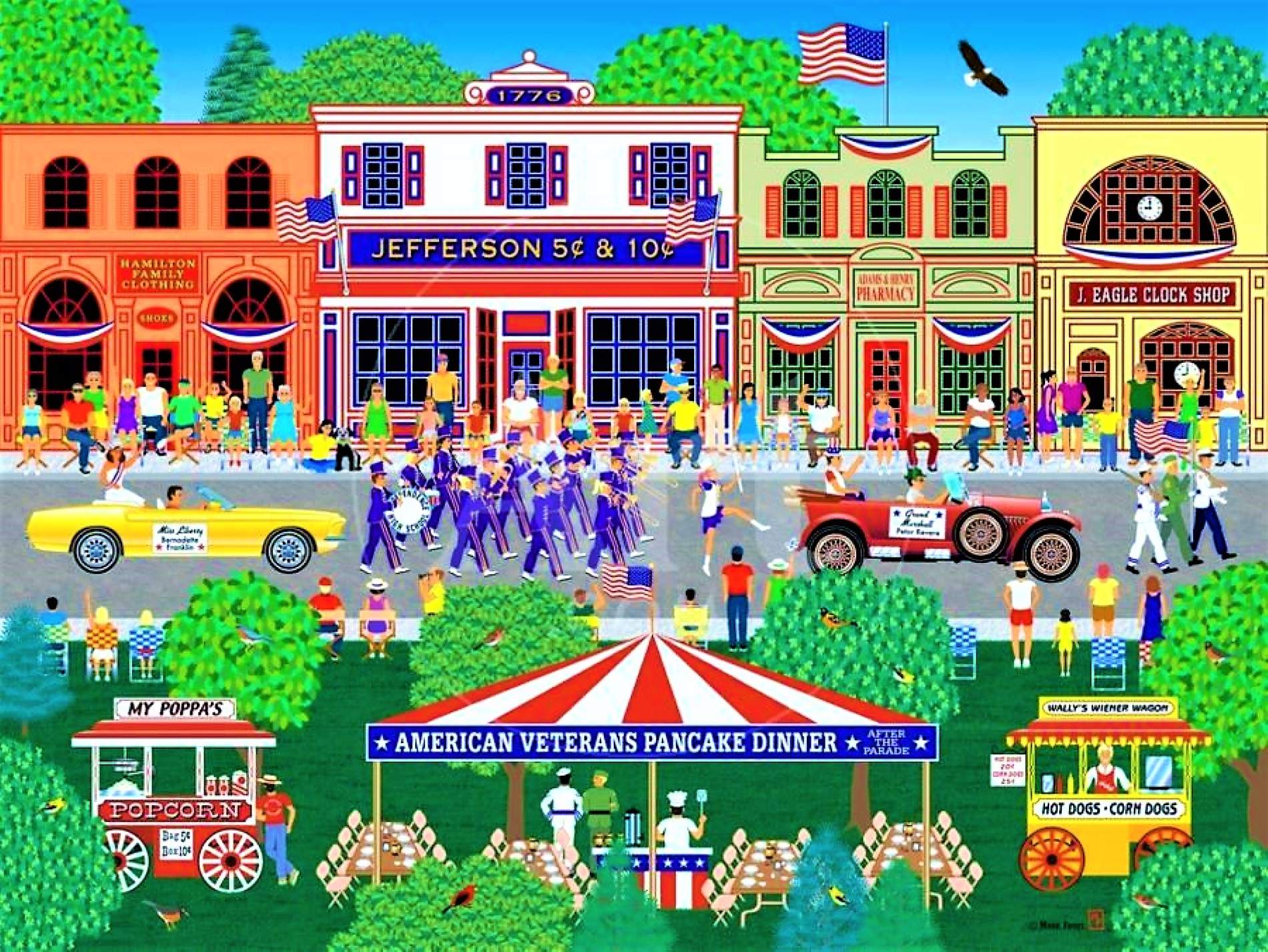 Solve Home For the 4th of July jigsaw puzzle online with 336 pieces