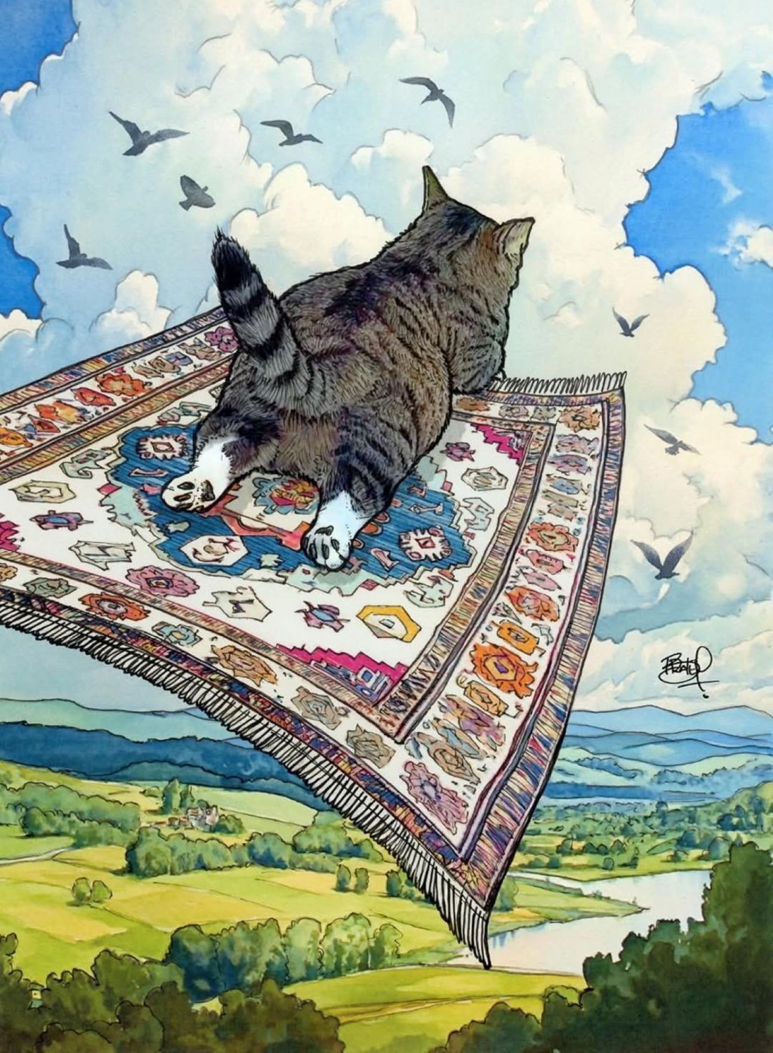 Solve Magic carpet ride jigsaw puzzle online with 252 pieces