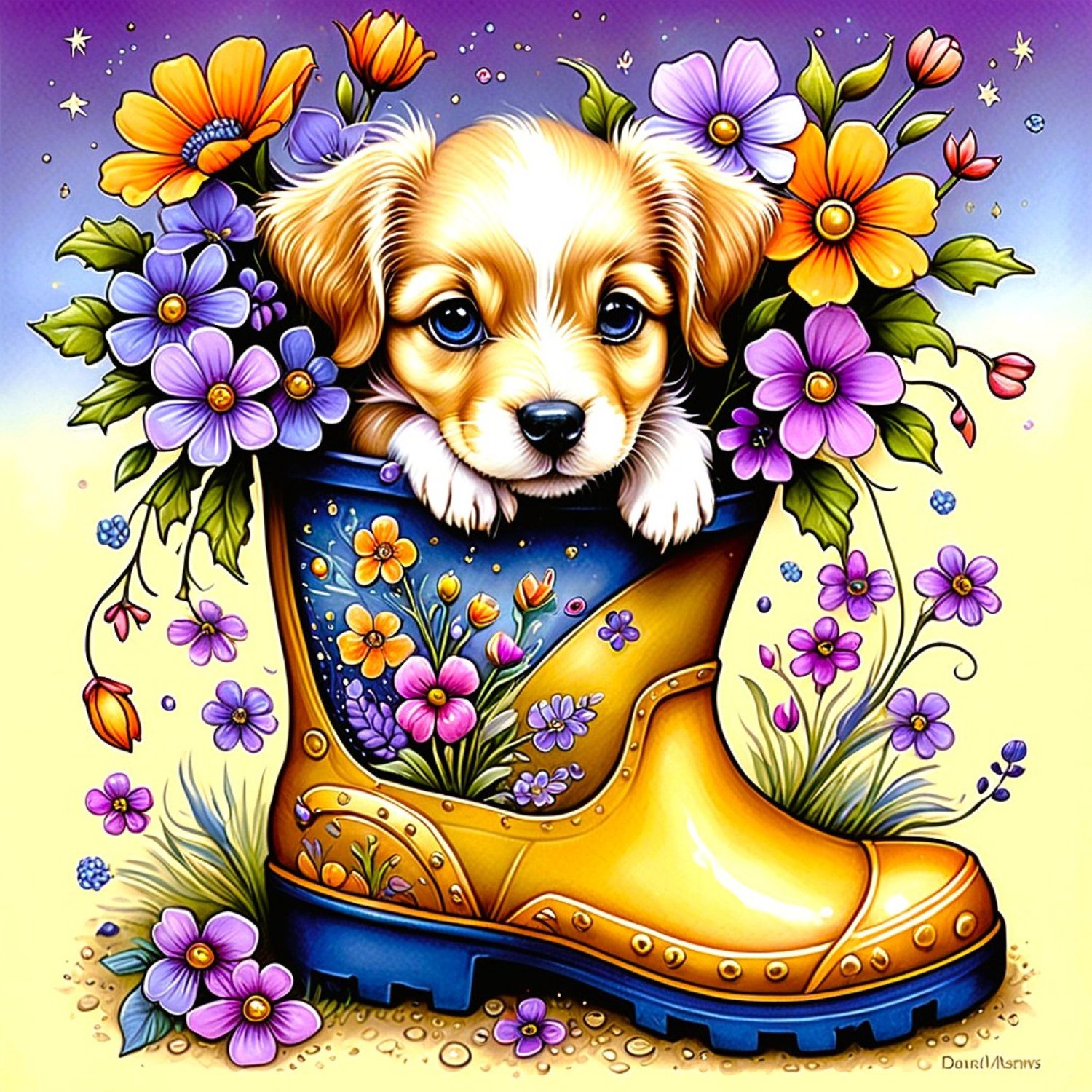 Solve Bootiful - resize from 9 - 600 pieces jigsaw puzzle online with ...